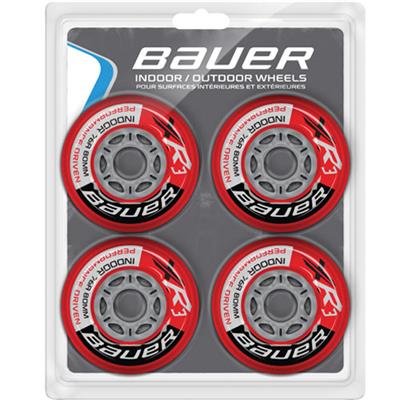 Bauer XR3 Indoor Inline Hockey Wheels - 4 Pack | Pure Hockey Equipment