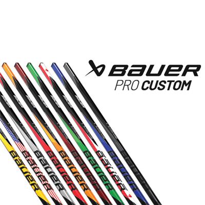 Bauer Pro Custom Composite Hockey Stick - 2-Pack Minimum - Custom ...